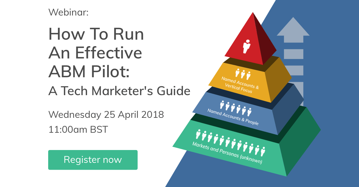 [Webinar] How to run an effective ABM Pilot: A Tech Marketer's guide